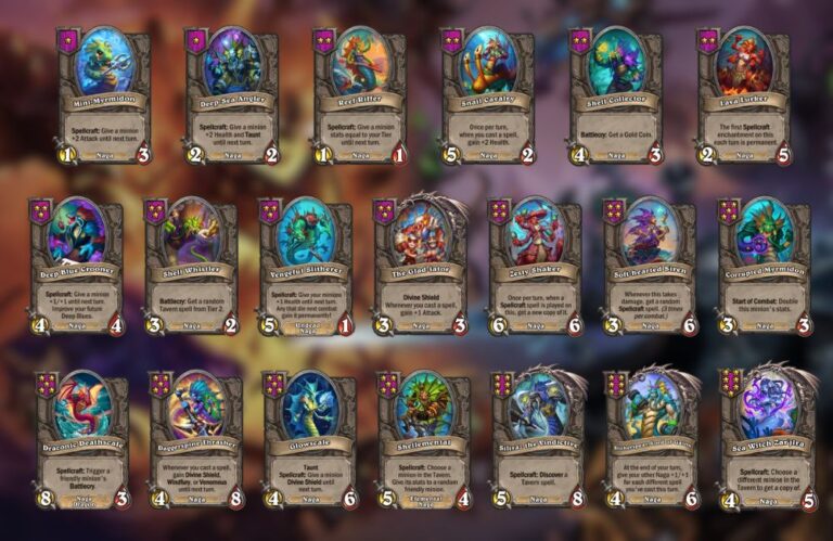 Naga Tribe in Hearthstone Battlegrounds