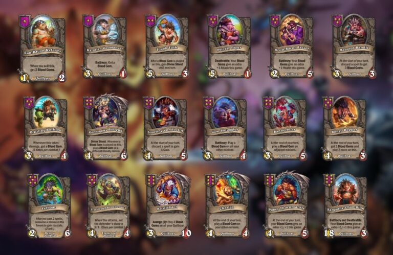 Quilboar Tribe in Hearthstone Battlegrounds